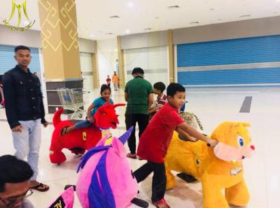 中国 Hansel kidscoin operated indoor rides electric mountable animals for birthday parties 販売のため