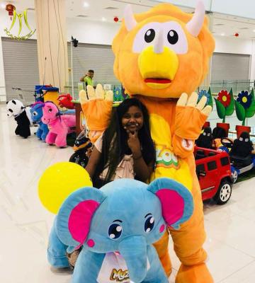 中国 Hansel  shopping center plush walking electric stuffed animals adults can ride 販売のため