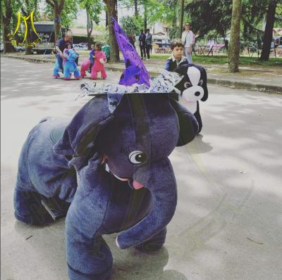 中国 Hansel amusement park plush animal design electric animal scooter for mall 販売のため