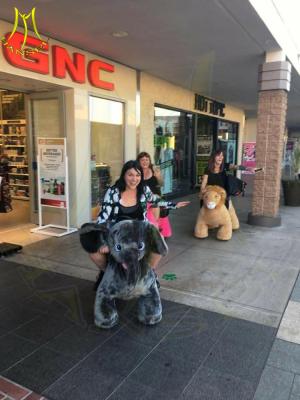 中国 Hansel coin and non coin operated animal amusement park rides equipment for rent 販売のため