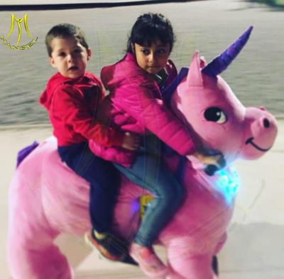 中国 Hansel hot selling kids indoor rides electric mountable animal scooter for mall 販売のため