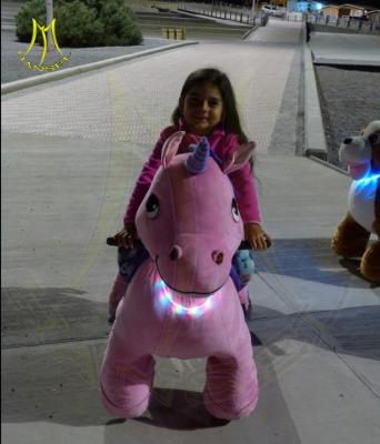 中国 Hansel amusement children walking stuffed animals coin operated rides 販売のため