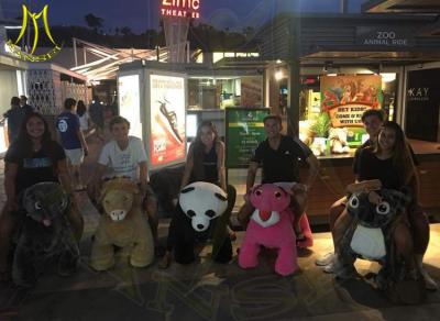 中国 Hansel  fast profits battery operated electric stuffed animals adults can ride 販売のため