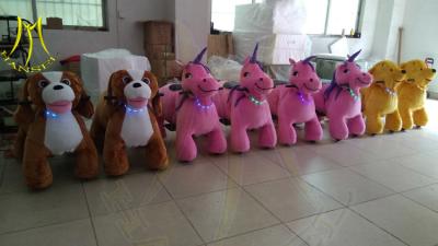 中国 Hansel hot selling kids walking battery operated ride on unicorn for mall 販売のため
