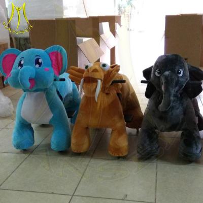中国 Hansel hot sale electric mountable plush motorized animal for shopping mall 販売のため