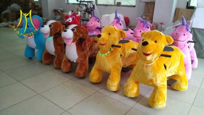 中国 Hansel   coin operated ride on animal walking animal toy for birthday parties 販売のため