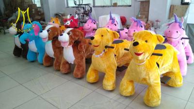中国 Hansel indoor game center for ride  plush motorized animals fun fair equipment for sale 販売のため