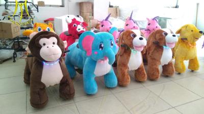 中国 Hansel battery motorized animal zippy pets ride on elephant with coin 販売のため
