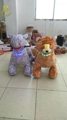 中国 Hansel  adult mechanical pony  electric ride on animals walking horse toy with coin 販売のため