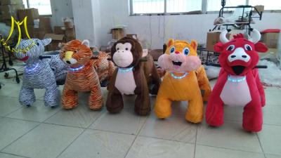 中国 Hansel plush electric car children animal electric scooter sale amusement park rides 販売のため