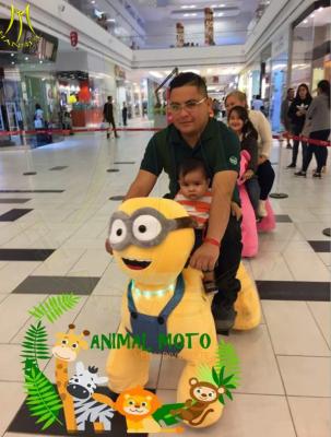 中国 Hansel commercial children park car animal electric mountable for children coin operated ride 販売のため