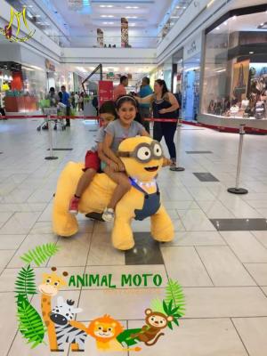 中国 Hansel  High quality plush animal design electric kids entertainment equipment furry animal toy 販売のため