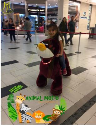 Hansel wholesale battery powered animal toy ride  for mall  electric animal horse toys safari rides