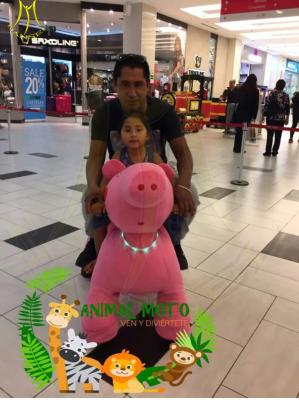 中国 Hansel   funny shopping mall walking ride on animal toy animal robot rides for sale 販売のため