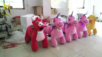 中国 Hansel  indoor amusement game machine plush animal toys for kids ride machines 販売のため