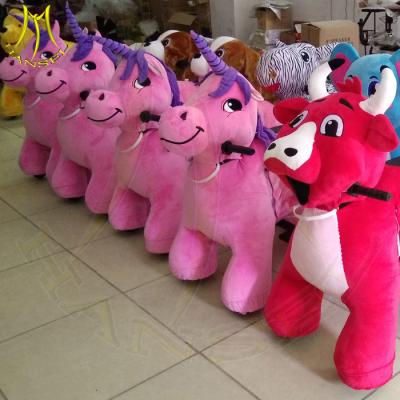 中国 Hansel amusement park indoor electronic walkingkids plush animals 販売のため