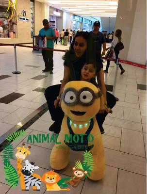 中国 Hansel christmas deer electric ride on animals plush motorized animals battery cars 販売のため