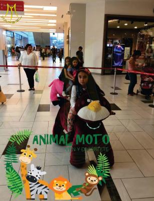 中国 Hansel Zoo animals toys for children zippy walking pets plush riding horse toy shopping mall 販売のため