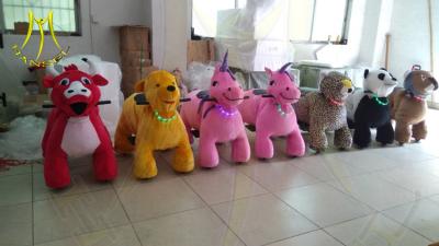 中国 Hansel outdoor park children ride factory electric stuffed animals adults can ride 販売のため