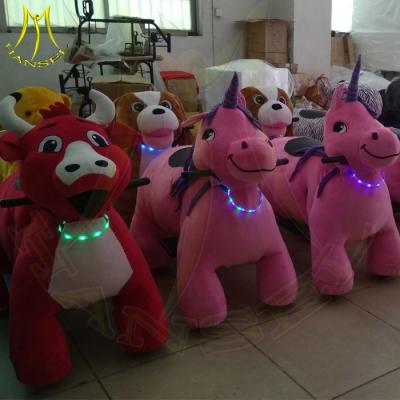 中国 Hansel amusement park electric stuffed ride on Zoo animals toys for sale 販売のため