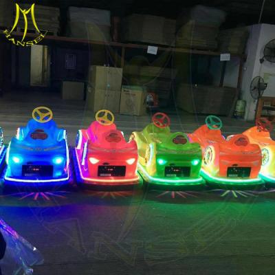 中国 Hansel colorful light plastic battery operated kids bumper cars 販売のため