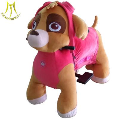 中国 Hansel amusement park electric soft stuffed animal car ride on horse toy 販売のため