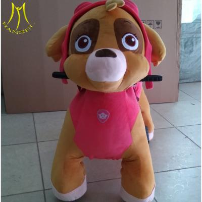 中国 Hansel electric children animal moto bike plush electric walking horse toy for mall 販売のため