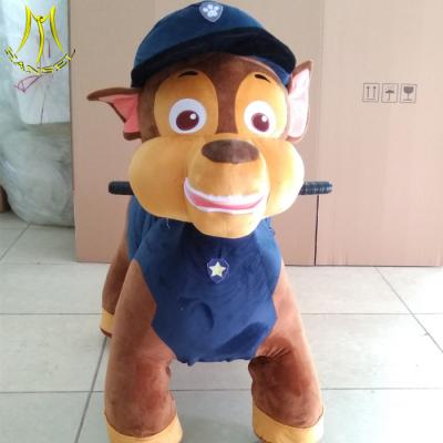 中国 Hansel  amusement park electric battery operated ride on animal plush toy rides 販売のため