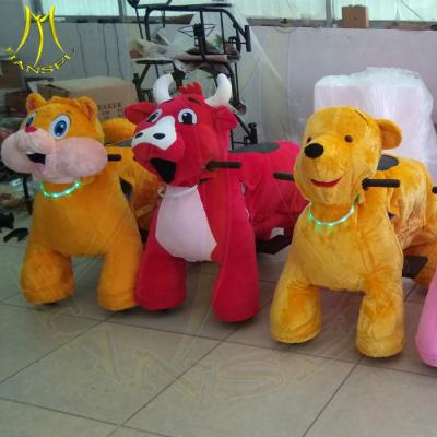 中国 Hansel amusement park walking plush animal horse electric scooter 販売のため