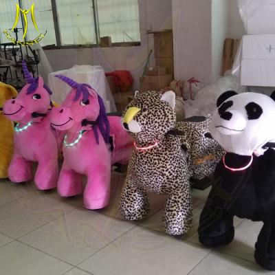 中国 Hansel amusement park indoor stuffed animals electric rides for kids 販売のため