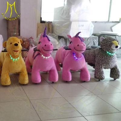 中国 Hansel amusement stuffed animal electric ride on furry animal 販売のため