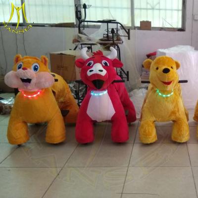 中国 Hansel amusement park playground games stuffed ride on animals 販売のため