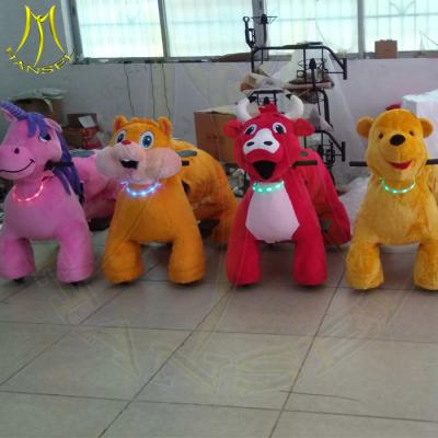 中国 Hansel amusement park electric children play game coin operated ride on animals 販売のため