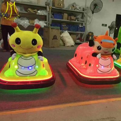 中国 Hansel  battery operated kids plastic bumper car 2 seats cars for sale in guangzhou 販売のため