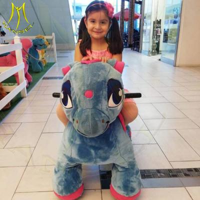 中国 Hansel amusement park kids indoor rides walking electric mountable animals 販売のため