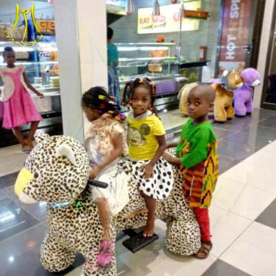 中国 Hansel amusement park stuffed animal electric ride on furry animal for kids 販売のため