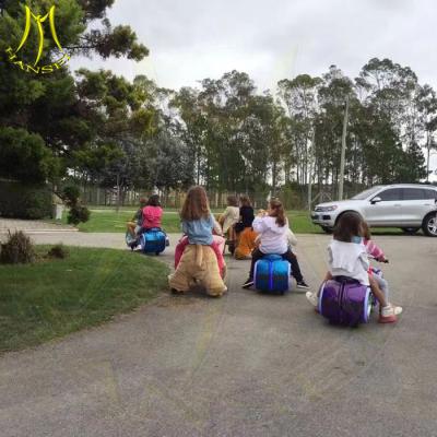 中国 Hansel walking games children moving electronic ride on unicorn for park 販売のため
