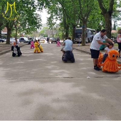 China Hansel  battery operated ride toy animal walking toy electric toy car horse ride toy for sale