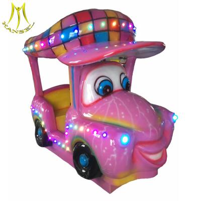 China Hansel kiddie rides coin operated car kids ride on pink toy car for sale