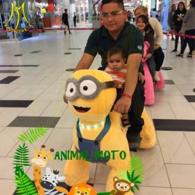 中国 Hansel hot selling Coin operated electric walking stuffed animal rides 販売のため