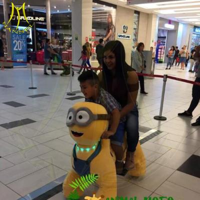 中国 Hansel amusement park walking plush animal electric scooter for mall 販売のため