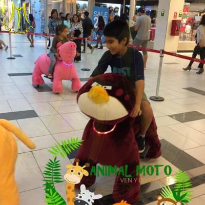 中国 Hansel amusement park coin operated kiddy rides walking animal rides 販売のため