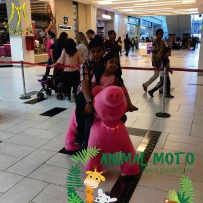 中国 Hansel amusement plush kid riding horse toy stuffed motorized animal 販売のため