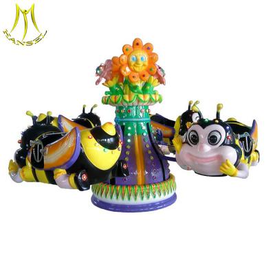 中国 Hansel outdoor amusement park kids 4 seats carousel ride for sale 販売のため