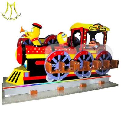 中国 Hansel amusement park fiberglass electric carousel kids ride on toys 販売のため