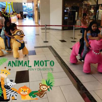 中国 Hansel amusement park children plush stuffed walking animal rides 販売のため