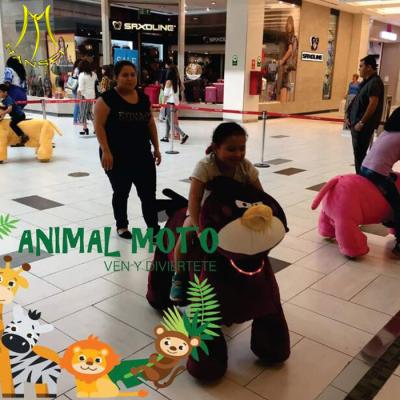 Hansel amusement park games moving electric Plush Animal rides