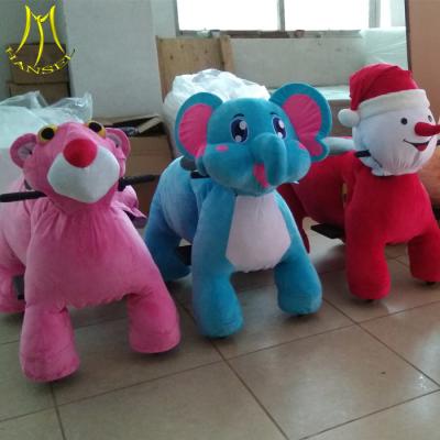 中国 Hansel hot selling battery operated coin electric ride on animals for mall 販売のため