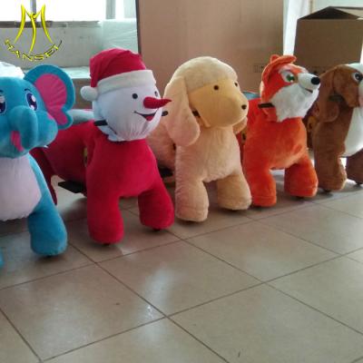 中国 Hansel battery operated coin operated ride animal scooters in mall 販売のため