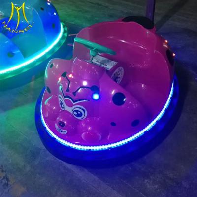 中国 Hansel commercial remote control amusement ride on mini plastic indoor bumper car 販売のため